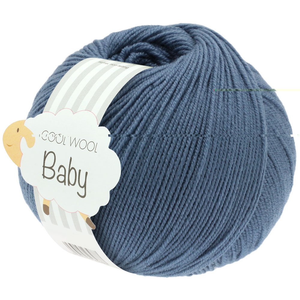 Cool Wool Baby Pudderblå 263 - Cool Wool Ekstrafin Merino Garn - Garnspiren